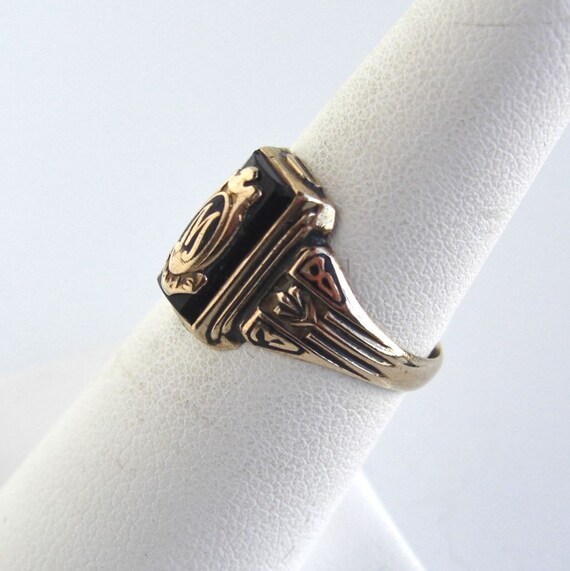 1938 Jostens 10K Sterling Ring Ladies Class Ring