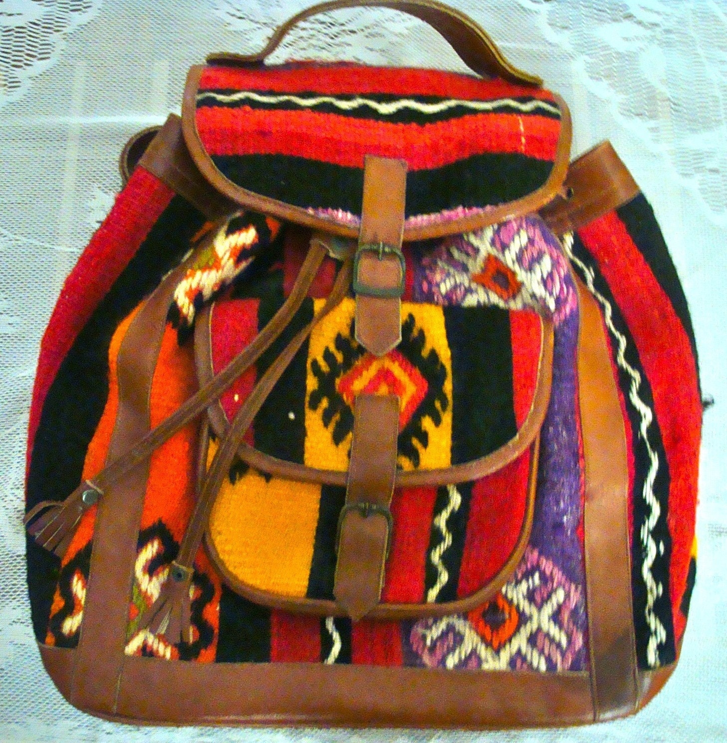 Native American Style Backpack by MsRubysCloset on Etsy