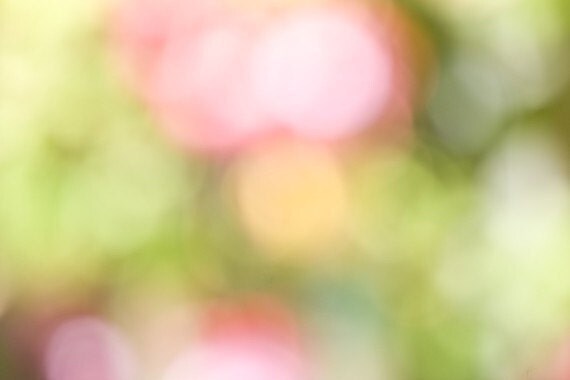 Items similar to Pastel Spring Photograph, Soft Bokeh, Colorful Spring ...