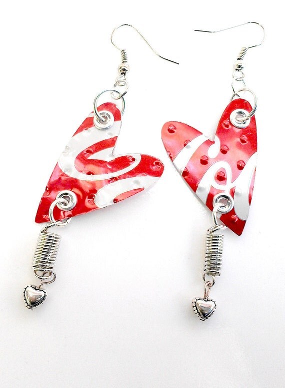 Coca Cola Recycled Soda Can Jewelry Women Jewelry Handmade