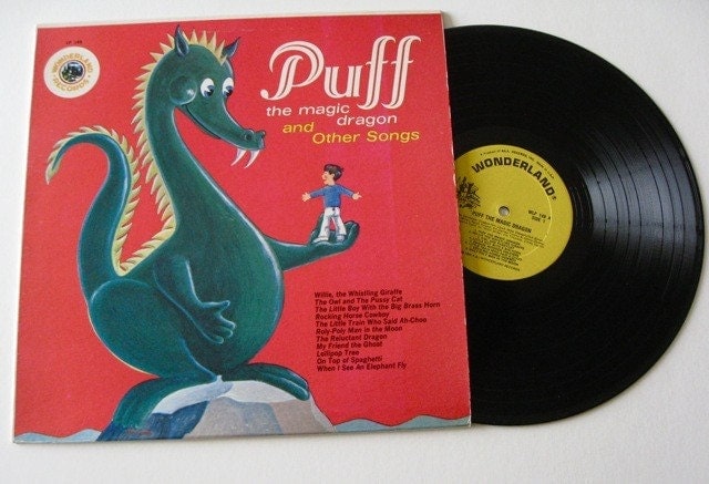 PUFF The Magic Dragon Vintage Vinyl lp Wonderland record