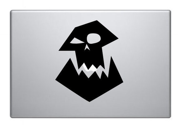 Items similar to Warhammer 40K Ork Symbol Vinyl Decal Macbook Sticker ...