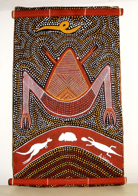 TIDDILICK Aboriginal Art DREAMTIME S. Wason.c. original by ZeART