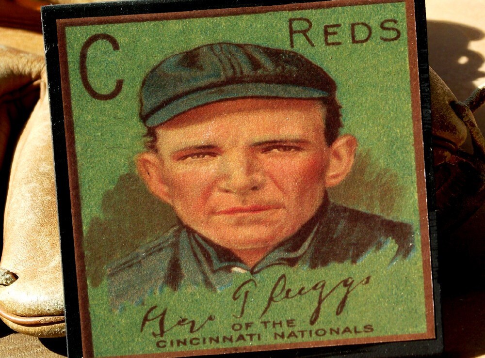 Cincinnati Reds Baseball Card Coaster Set Sports by CheltenhamRoad