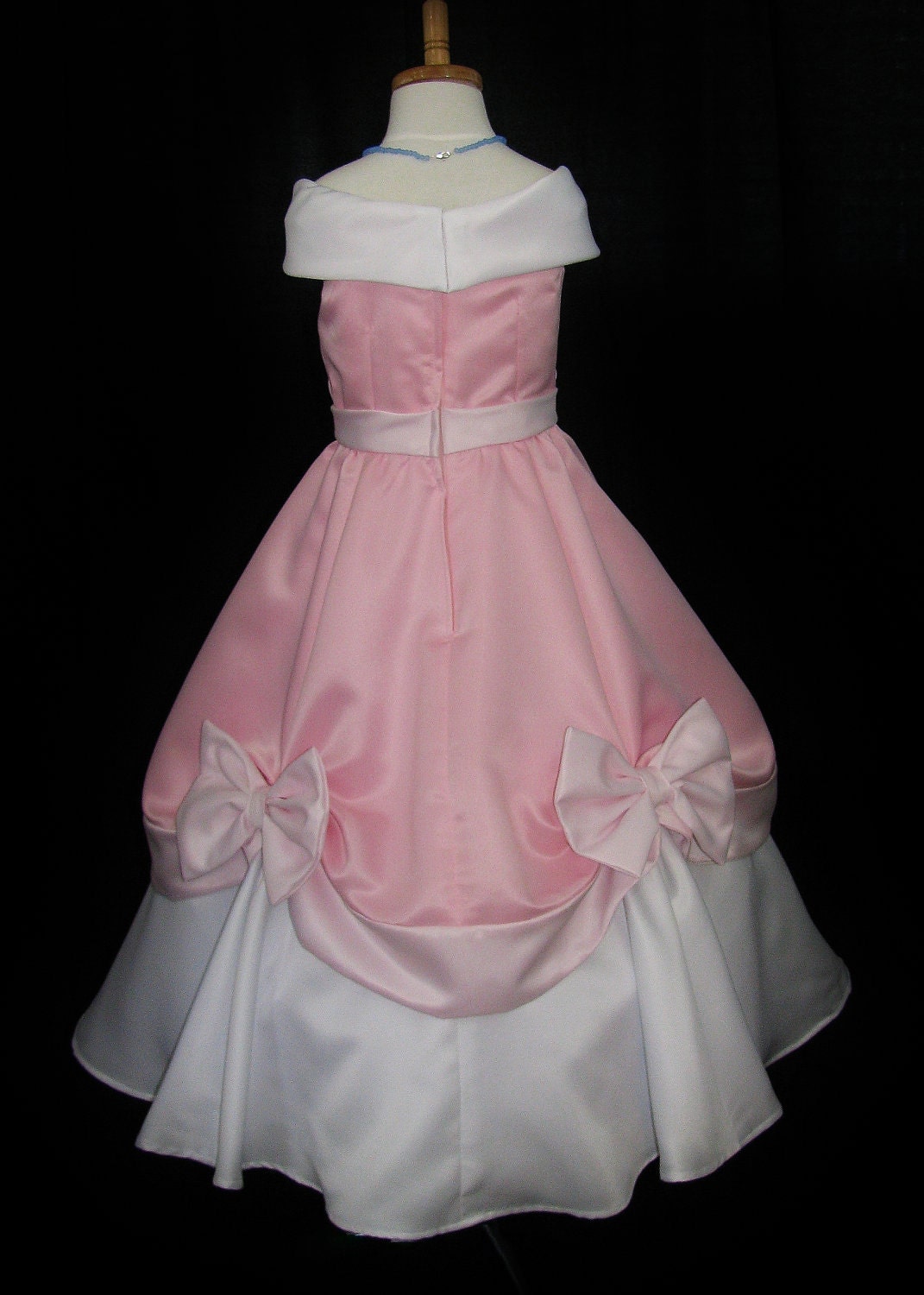 Pink Cinderella Gown That The Mice Made