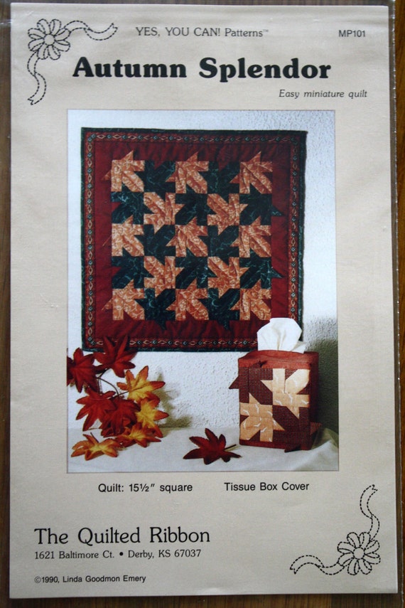 Autumn Splendor Miniature Quilt Sewing Pattern