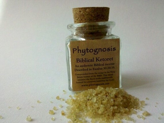 Biblical Ketoret Traditional and historical incense from