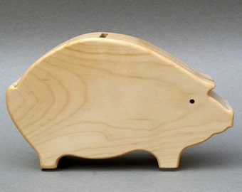 Wooden coin box | Etsy