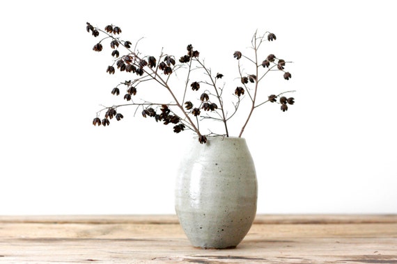 Gray Studio Pottery Vase