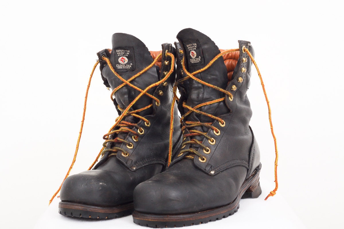 Vintage Leather Carolina Logger Boots Vintage Leather Carolina Logger Boots