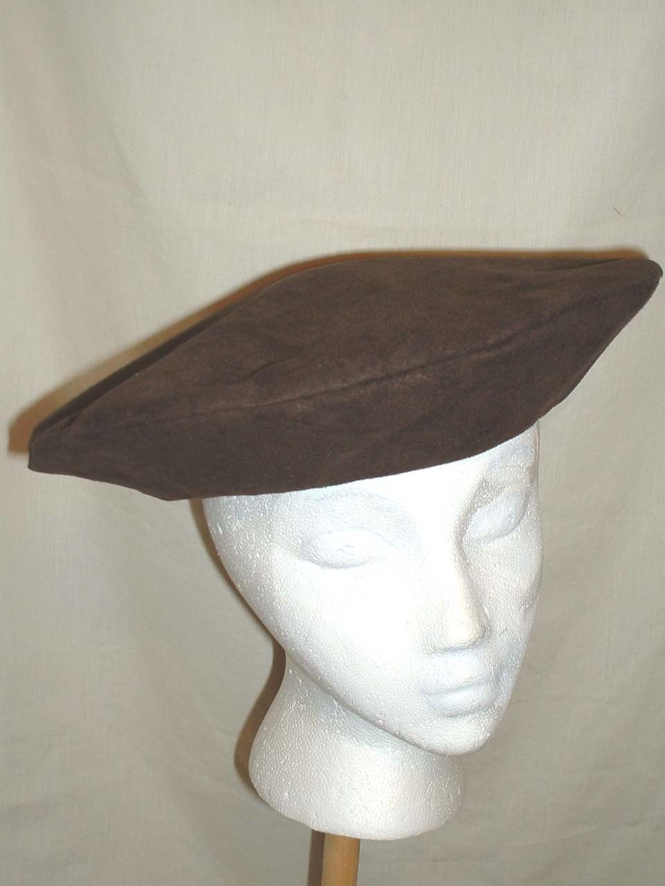 A147 Flat Hat Flat Cap Head wear Men's Medieval