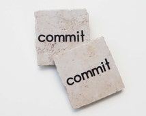 Commit Square Tile Magnet