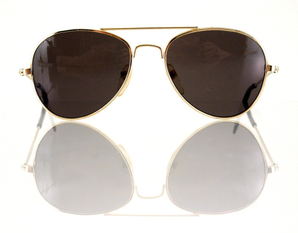 Golden Aviator Sunglasses Vintage Jimi Hendrix and Janis Joplin – Haute ...