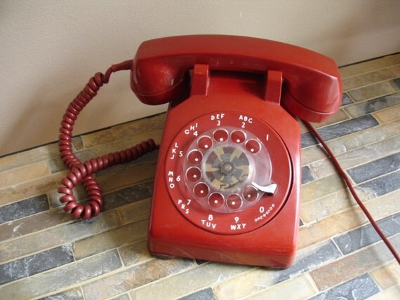 Awesome Vintage Roto Dial Telephone by VintageUrbanAntiques