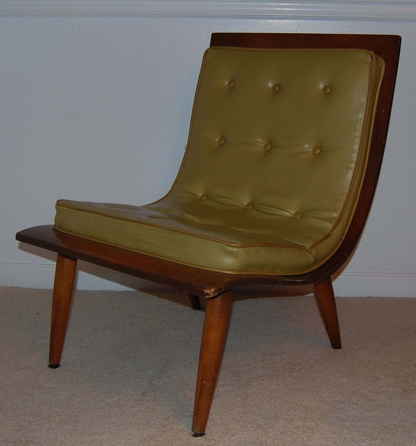 1958 Carter Brothers Scoop Chair Mid Century