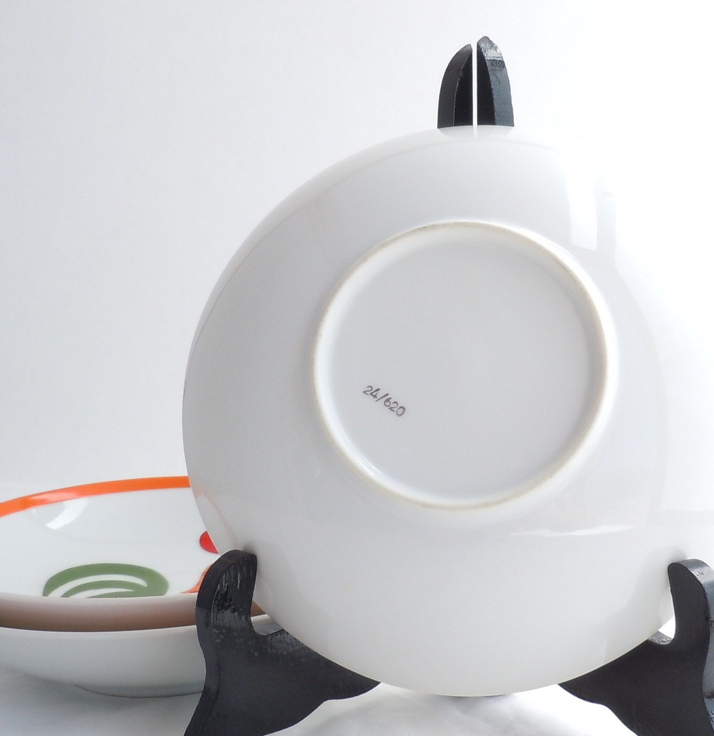 Set of Three 3 Funky Mid Century Modern Rooster Bowls