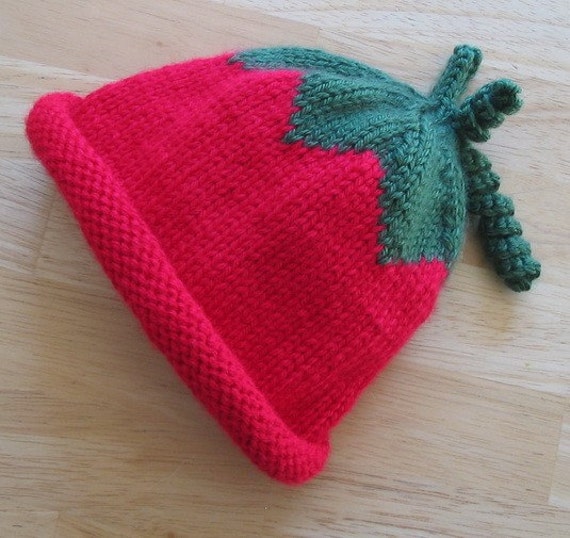 Items similar to Baby Tomato Hat on Etsy