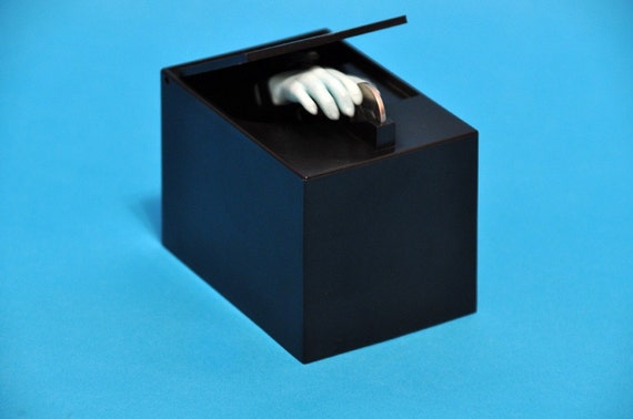 Vintage Bandit Box Coin Bank Shakes and Spooky Hand Grabs Coin