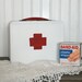 First Aid Box Upcycled Repurposed Lunch Box