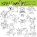 KPM The Mitten Story Digital Clip Art