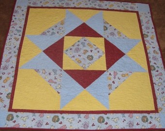 Amish baby quilt | Etsy