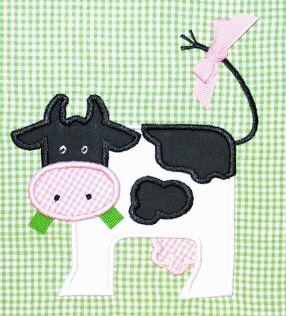 Cow Applique