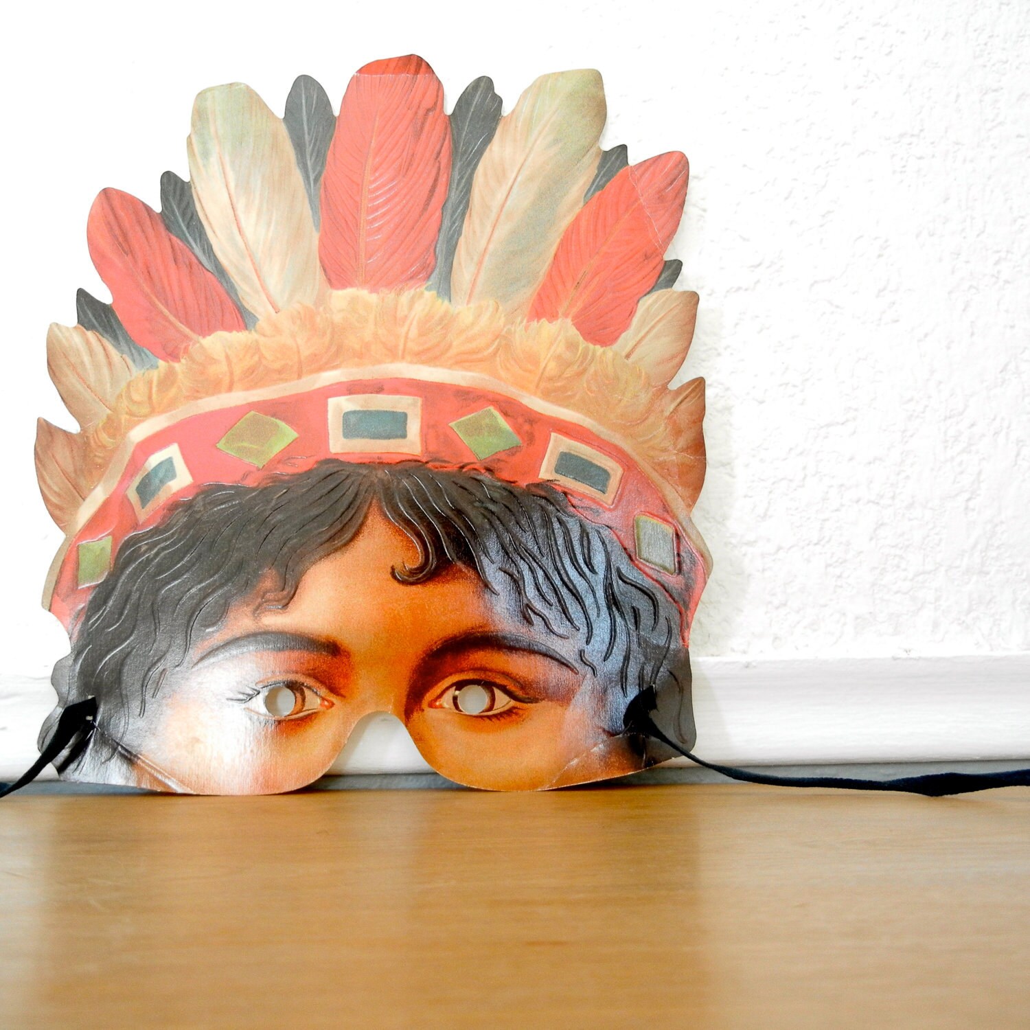 Victorian Paper Masks Set of 8 Different Masks Easy Costume