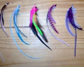 FEATHERS HAIR EXTENSIONS DOG EXTENSIONS by CyberloxCastle on Etsy