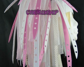 Cyberlox Dread Goth Orange Black OrangeWeb Hair Falls