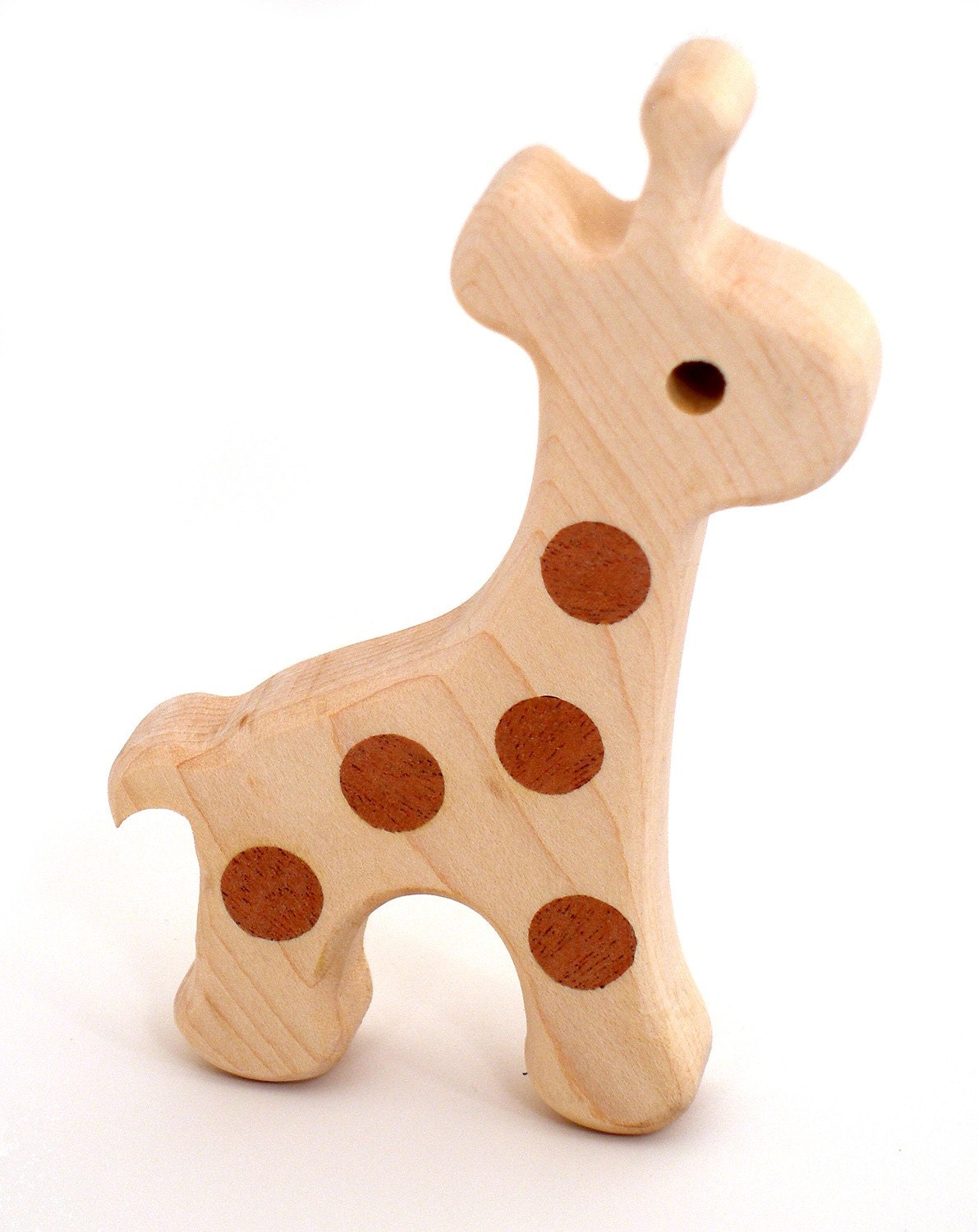 Baby rattle Natural Eco-friendly baby teething toy giraffe