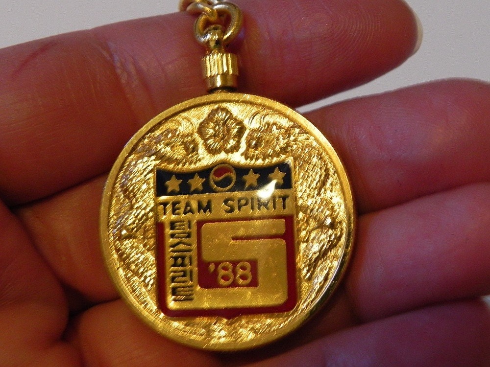 US and South Korean Military Team Spirit Key Chains