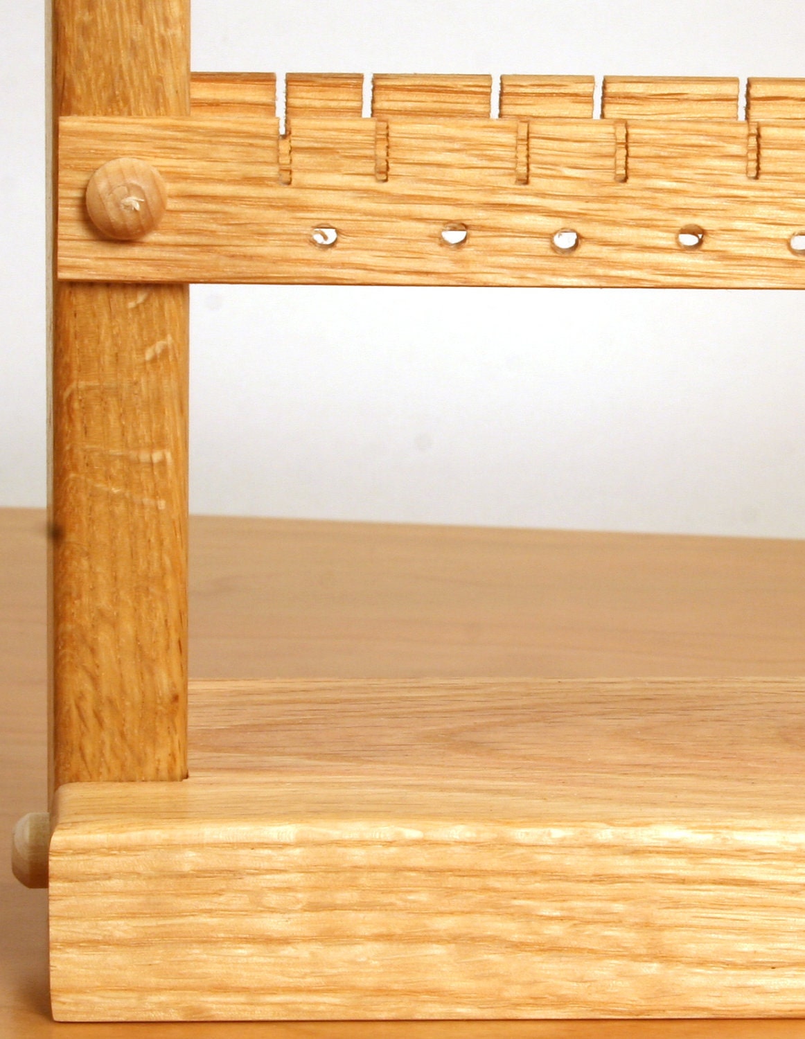 Earring Holder Stand Jewelry Display Stand Oak Wood