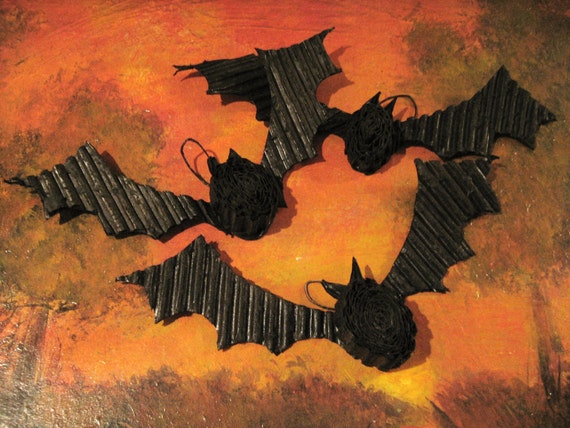 Items similar to Halloween Bats - Cardboard Party Decorations on Etsy