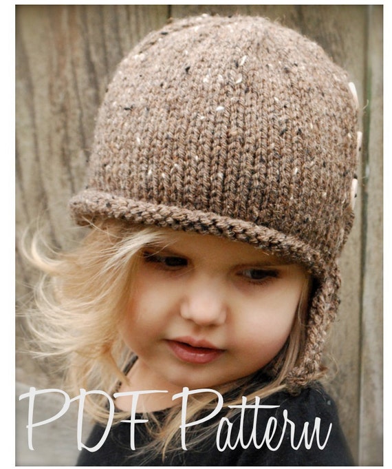 Knitting PATTERN-The Iviy Cloche' Toddler Child Adult