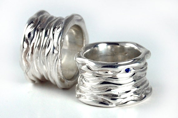 Chunky Silver Ring Solid Silver Ring Big by FineJewelrySavenko