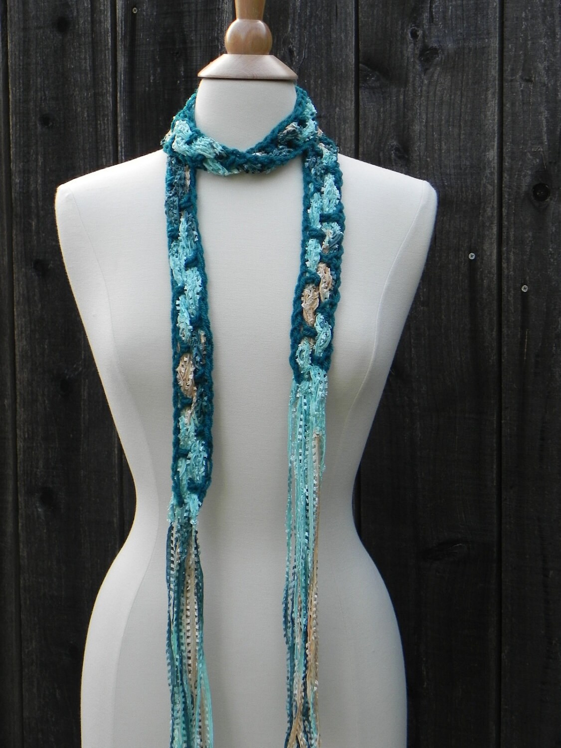 Easy Crochet Pattern Micro fashion Scarf DIY Scarf Pattern