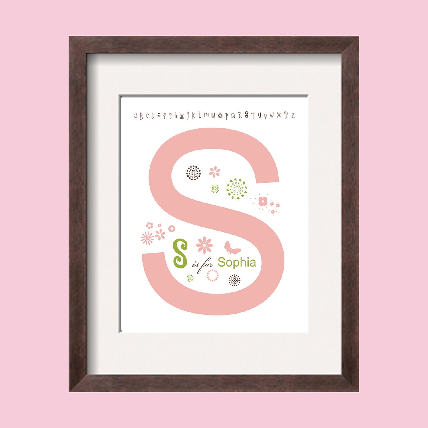 Personalized Name Art Print 8x10 by YassisPlace on Etsy