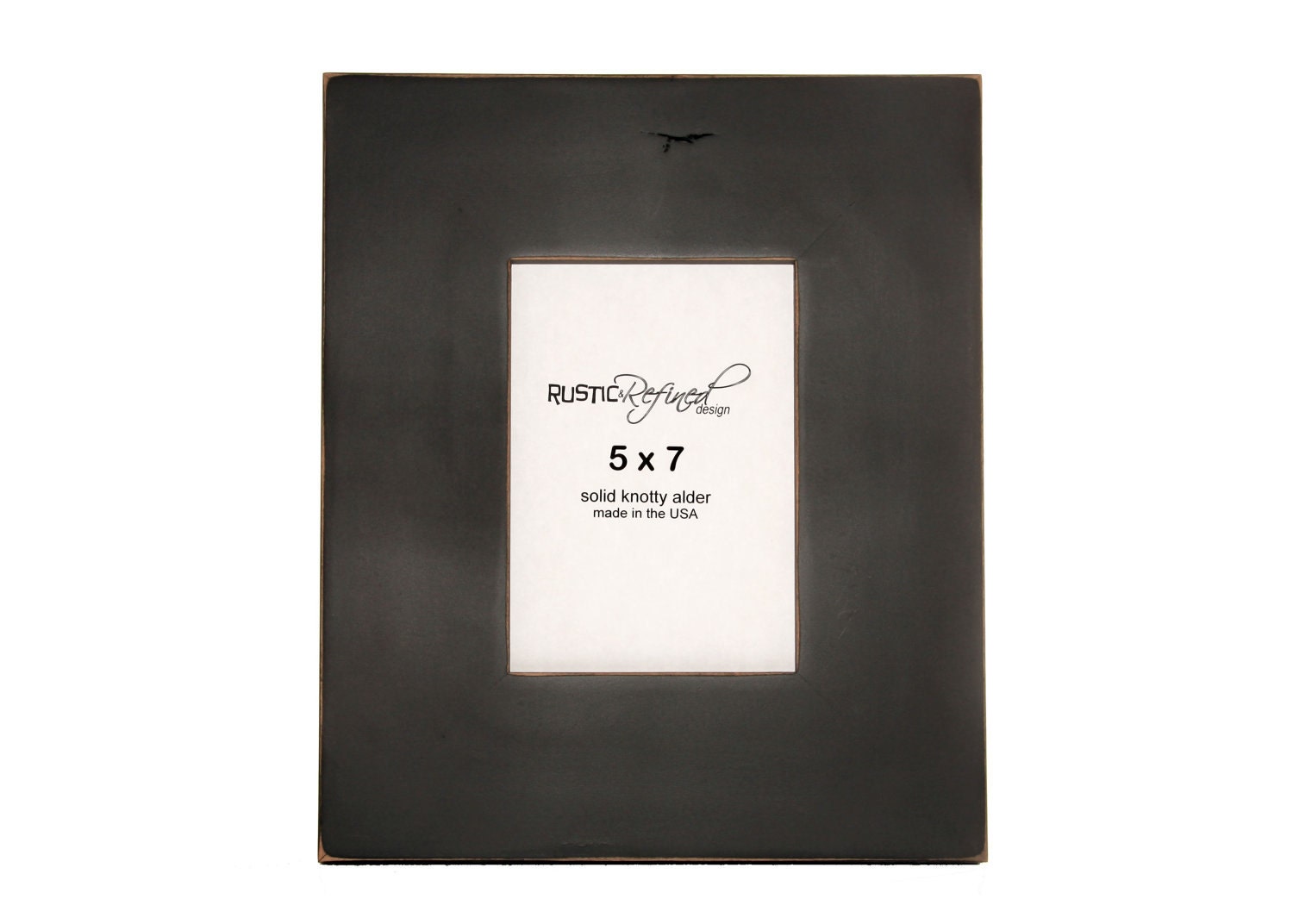 5x7 Gallery 3 picture frame Black by RusticRefined on Etsy