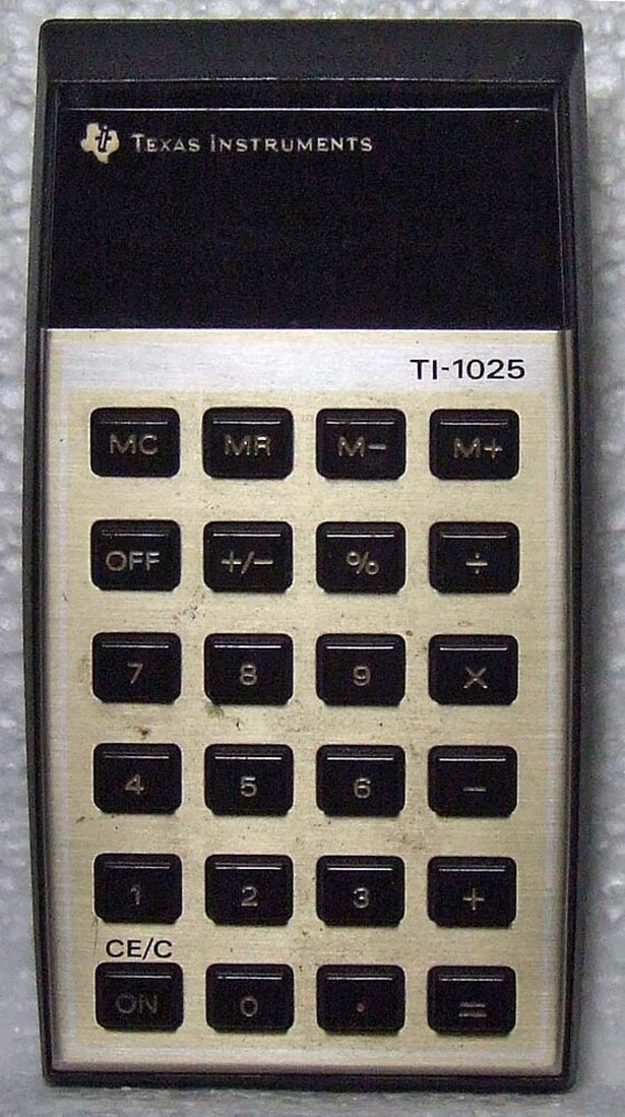 Vintage Texas Instruments Calculator Perfect Working