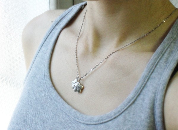 Vintage style cute Floral mini Locket S2068