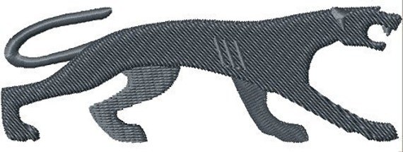 Cougar Emblem embroidery design Machine Embroidery File