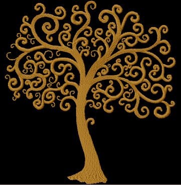 Instant Download Tree Of Life embroidery design by DigiDoctor