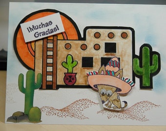 Popular items for gracias card on Etsy