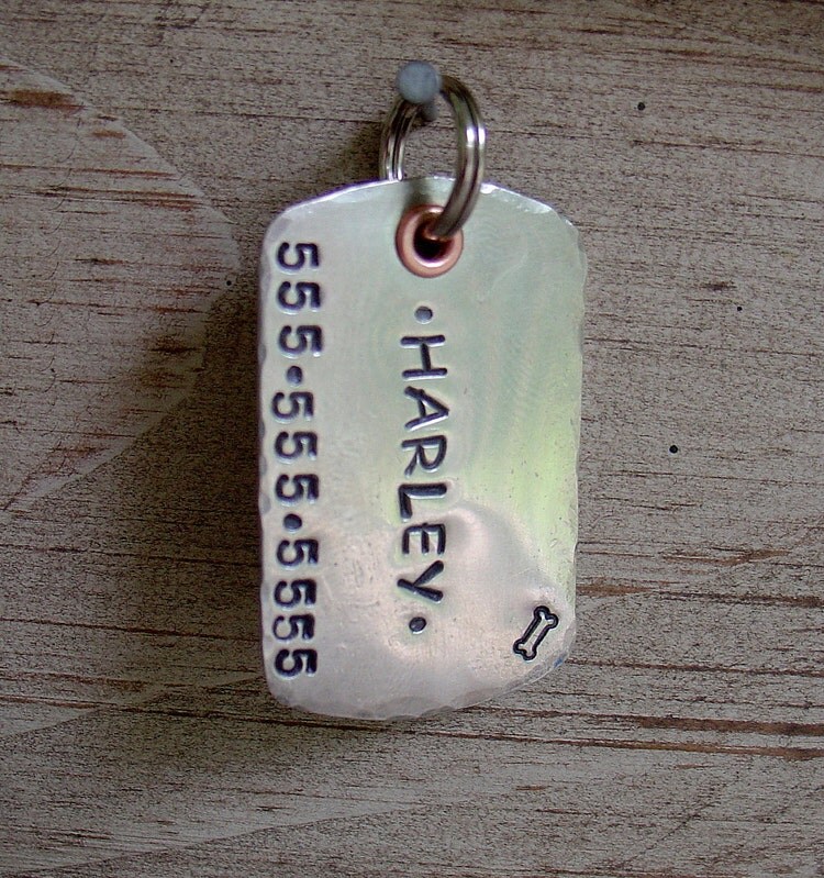 Military Style Dog Tag Dog ID tag personalized for by DoggoneTags