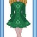Beauty of Irish dance Fiona cross stitch pattern