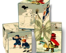 Popular items for victorian snow scene on Etsy