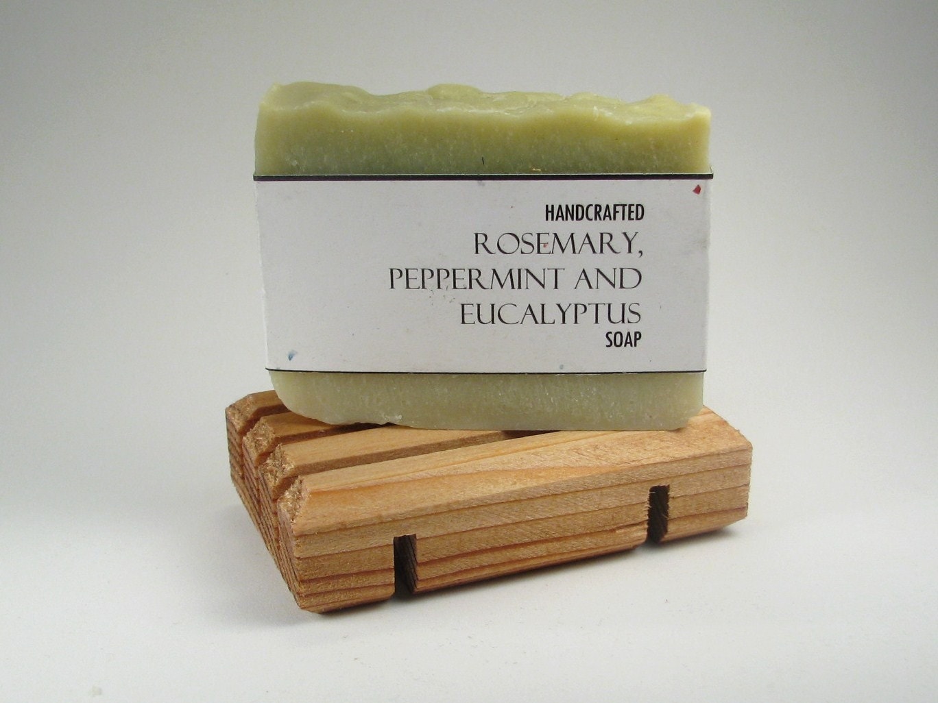 Rosemary Peppermint and Eucalyptus Cold Process Soap by TandJsoaps