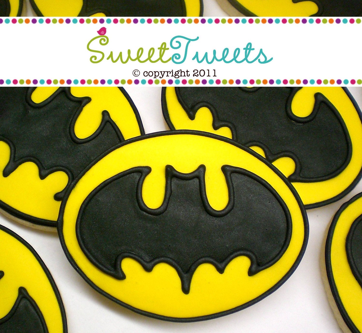 SweetTweets Batman Cookies 1 dozen by SweetTweetsOnline on Etsy