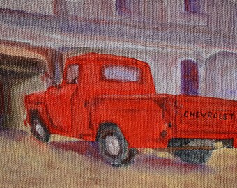Truck painting | Etsy