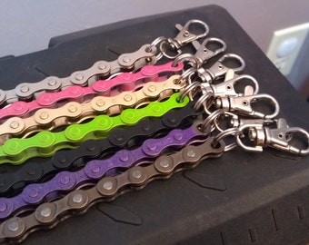 Recycled Bike Chain Jewelry for Men Women and by BeachBMXDesigns